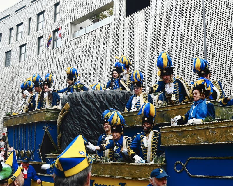 People at a Carnival in Cologne. 200 Years of the Cologne Carnival ...