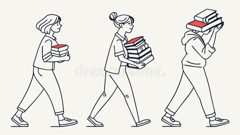 People Carrying Stacks of Books, Education Learning Knowledge ...