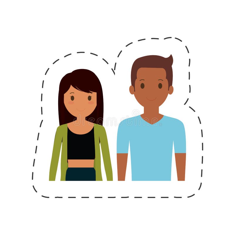 People Casual Cloth Icon Design Stock Illustration - Illustration of ...