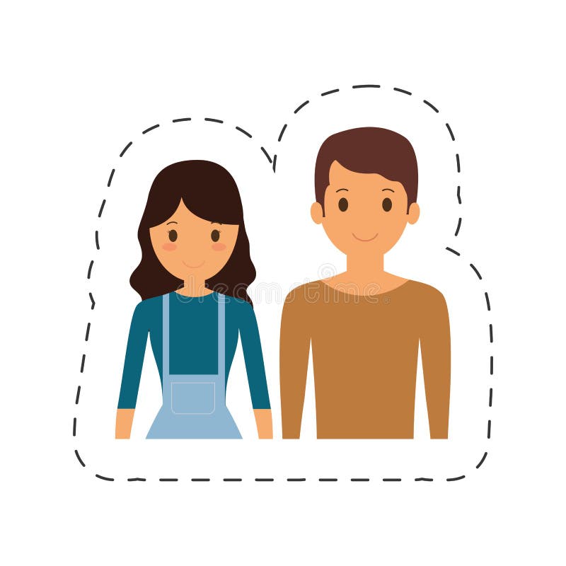 People Casual Cloth Icon Design Stock Illustration - Illustration of ...