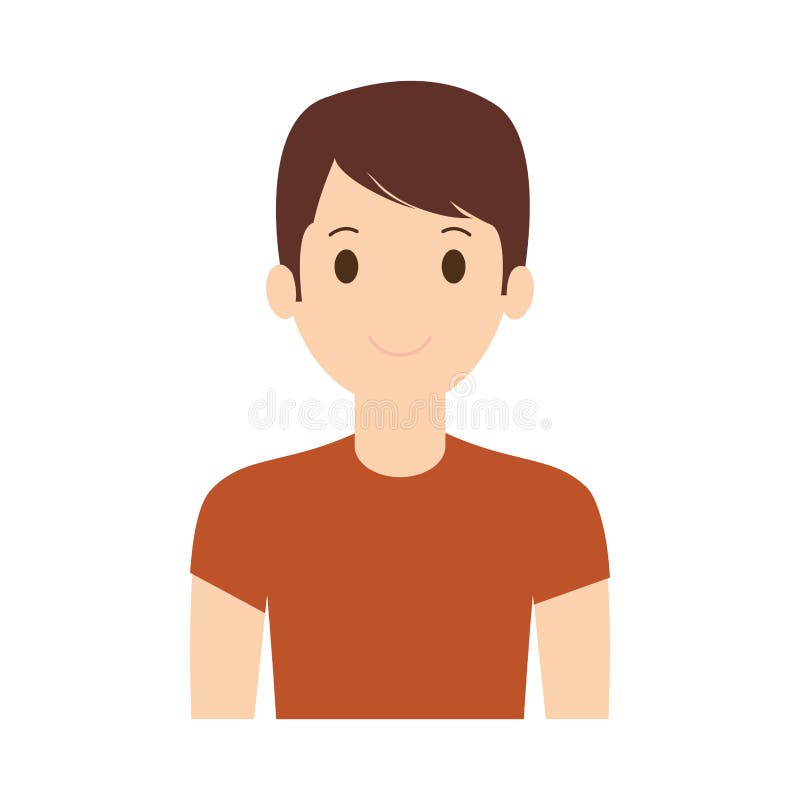 People Casual Man Cloth Icon Stock Illustration - Illustration of cool ...