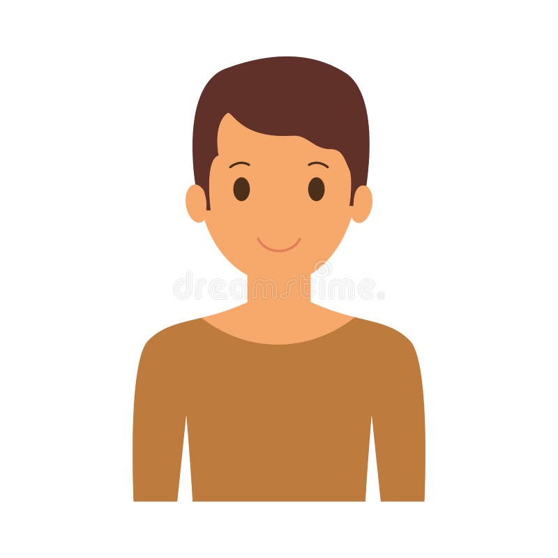 People Casual Man Cloth Icon Stock Illustration - Illustration of ...
