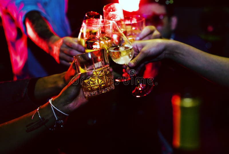 People Celebrating in a Party Stock Image - Image of alcohol, diverse ...