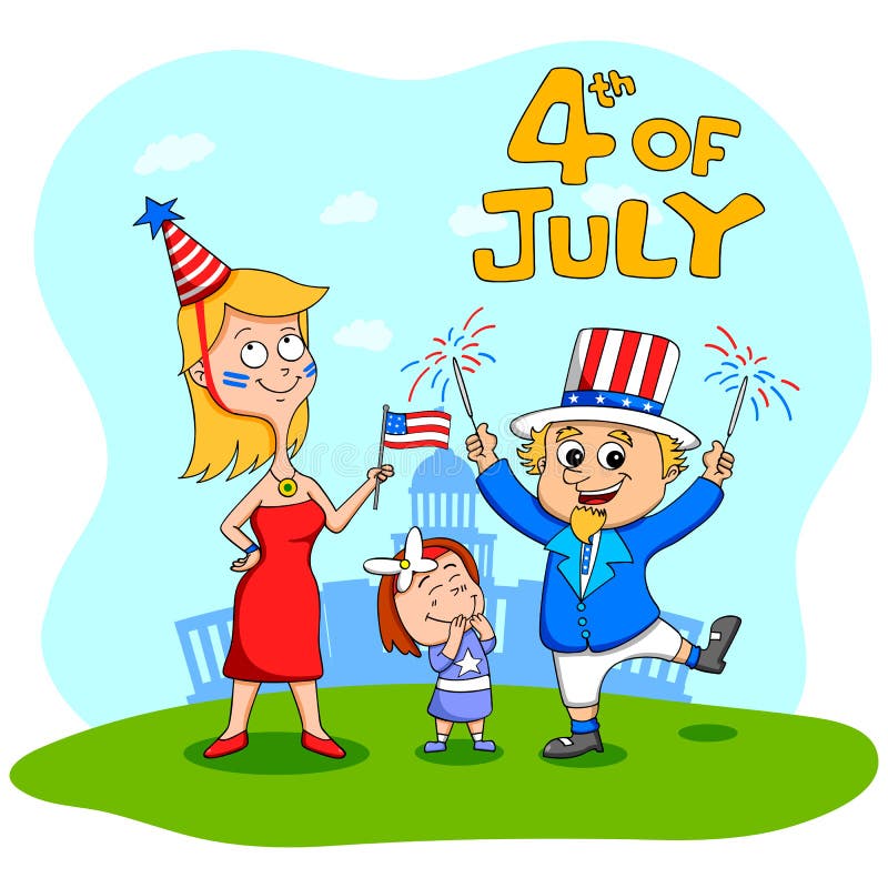 July 4th People Stock Illustrations – 7,371 July 4th People Stock ...