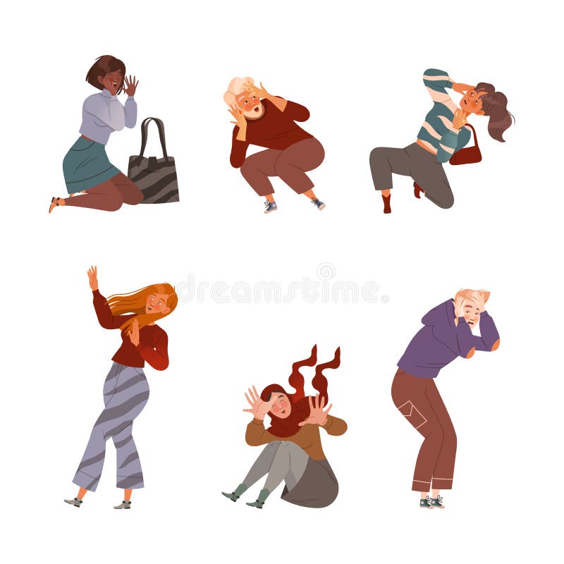 People Running Screaming Stock Illustrations – 117 People Running ...