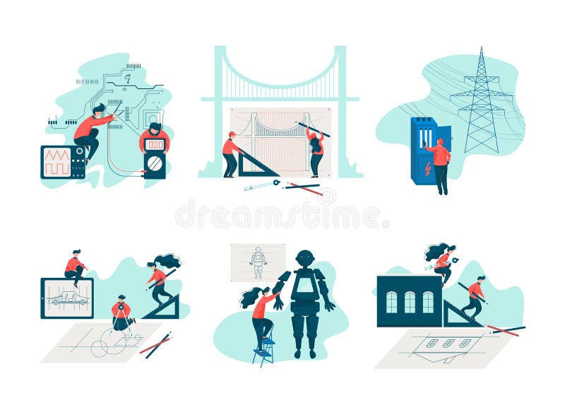 Electrical Engineering People Stock Illustrations – 2,118 Electrical ...