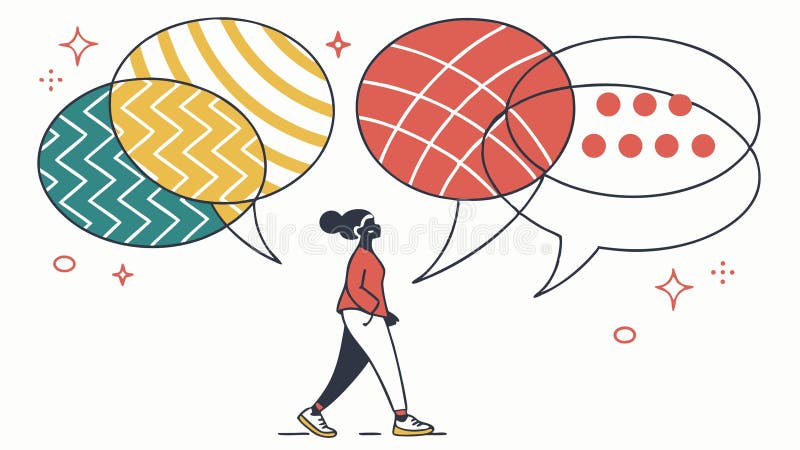 People Chatting Speech Bubbles Illustration Communication, Vector ...