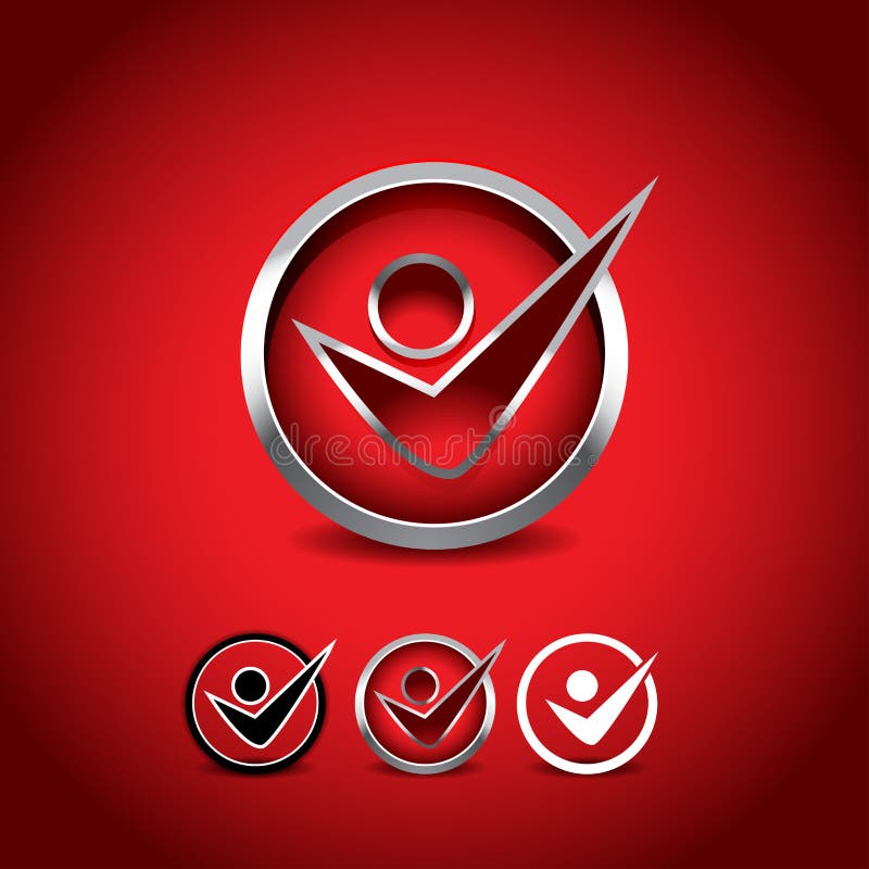 People Check Logo, care stock illustration. Illustration of hexagon ...