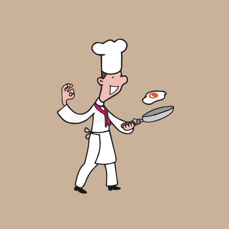 People Chef cooking man stock vector. Illustration of isolated - 71763022