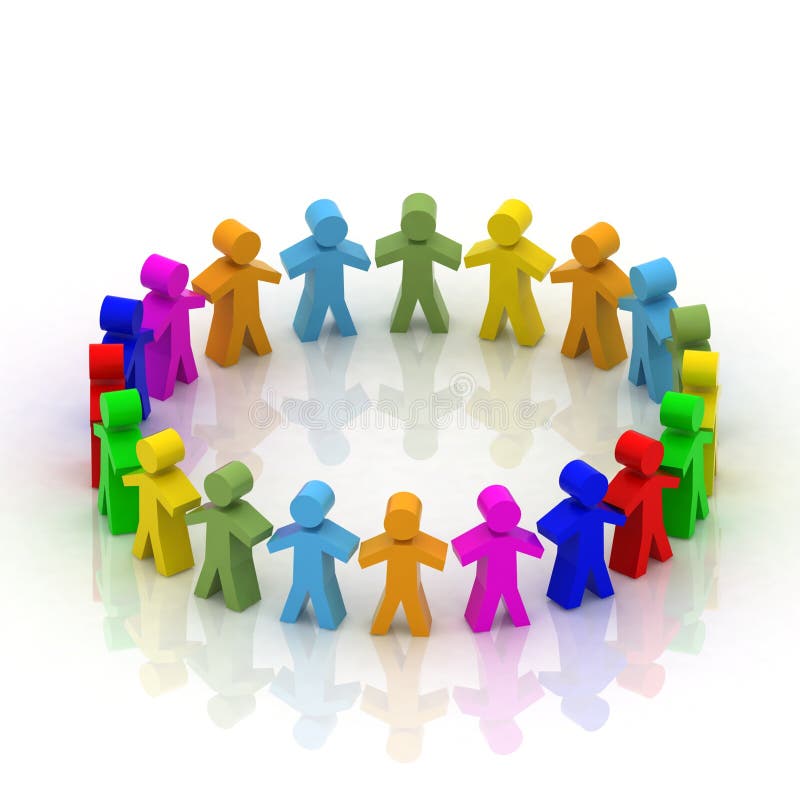 People circle multisex stock vector. Illustration of party - 2218109