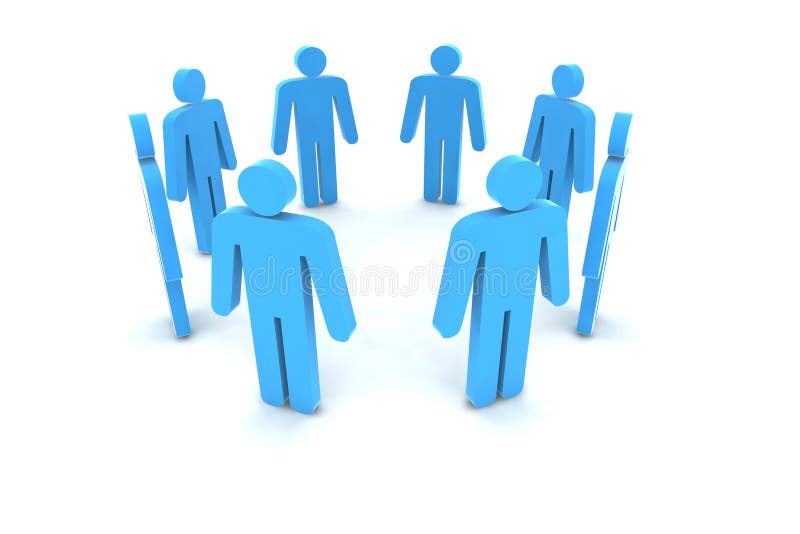 People in circle stock illustration. Illustration of people - 5359020