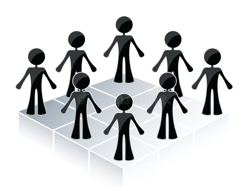 People circle stock vector. Illustration of person, shiny - 7366663