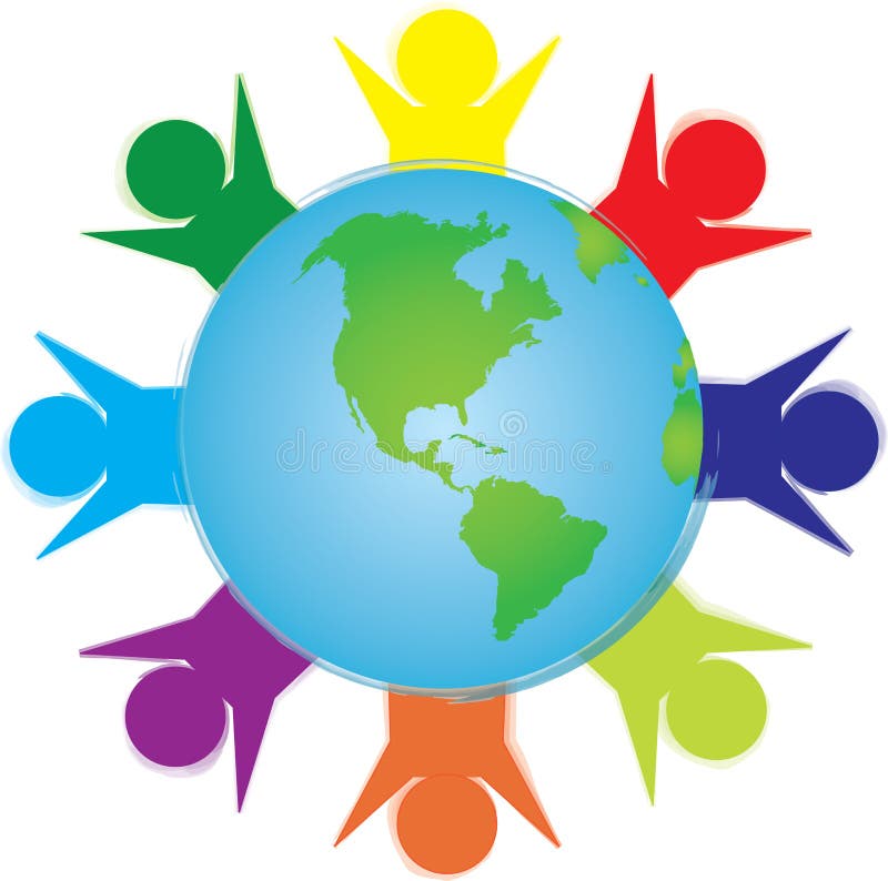 Multiculturalism, Environment Concept Stock Vector - Illustration of ...