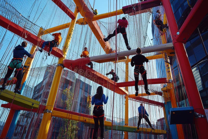 Group People Obstacle Course Stock Illustrations – 13 Group People ...