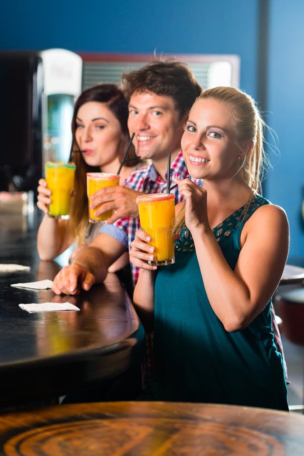 People in Club or Bar Drinking Stock Photo - Image of girlfriends ...