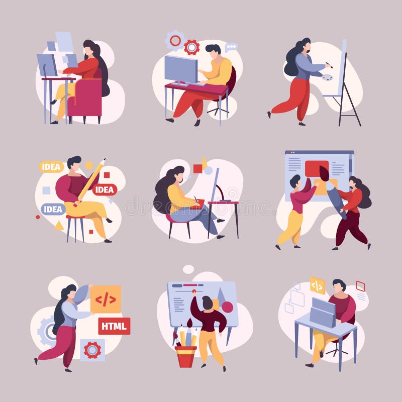 Busy Coding Stock Illustrations – 121 Busy Coding Stock Illustrations ...