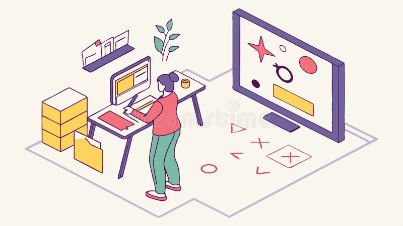 People Collaborating on Digital Project, Teamwork and Innovation ...