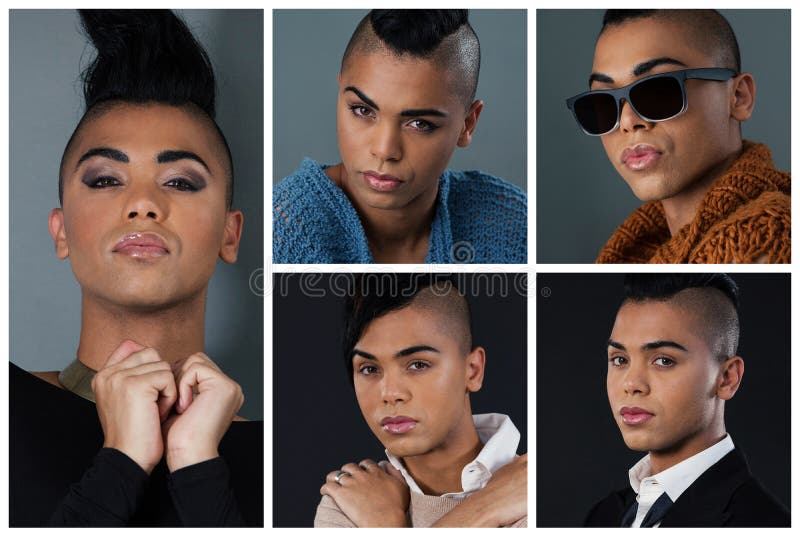 People Collage Portrait Single 5 Stock Photo - Image of care ...