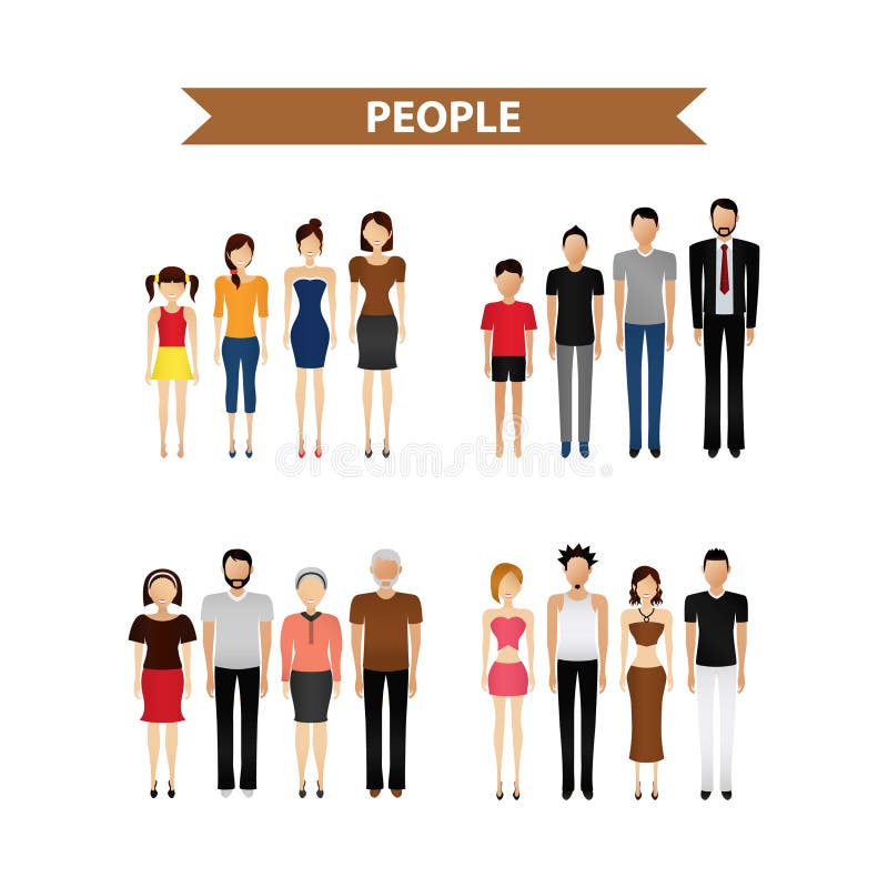 Teen Character Sets Stock Illustrations – 11 Teen Character Sets Stock ...