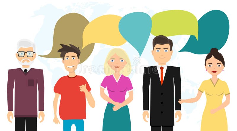 People Communicate with Each Other, Communicate People. People and ...