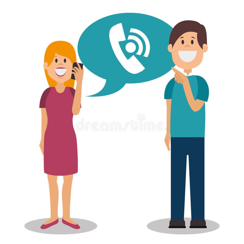 People Communicating Stock Illustrations – 7,343 People Communicating ...