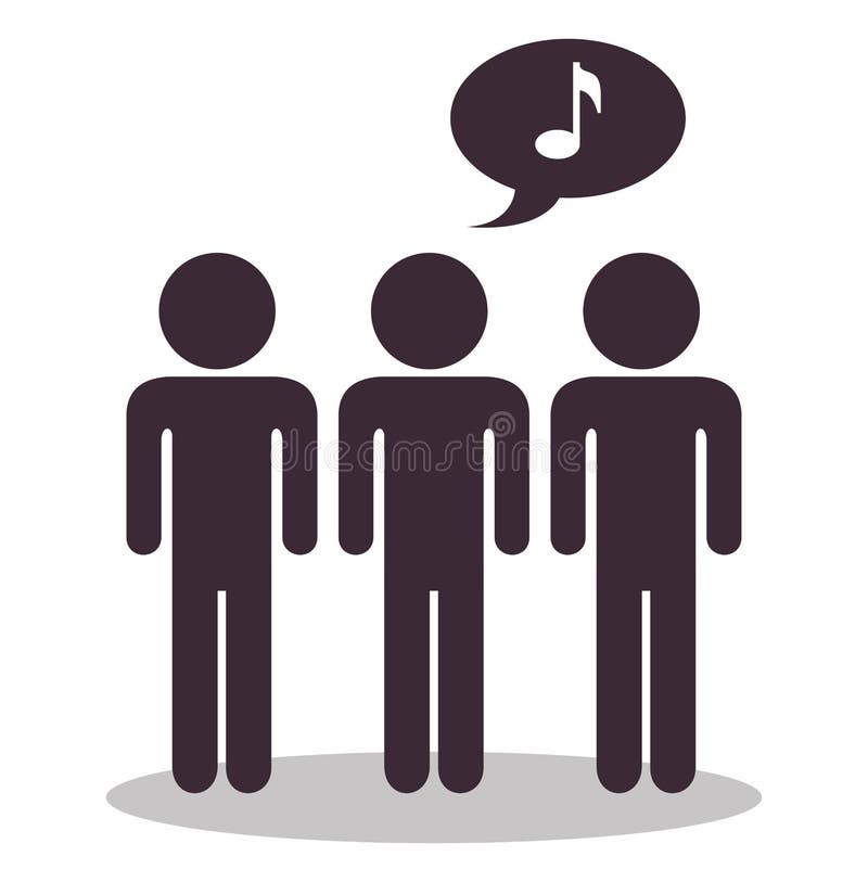 People Communicating Concept Icon Stock Illustration - Illustration of ...