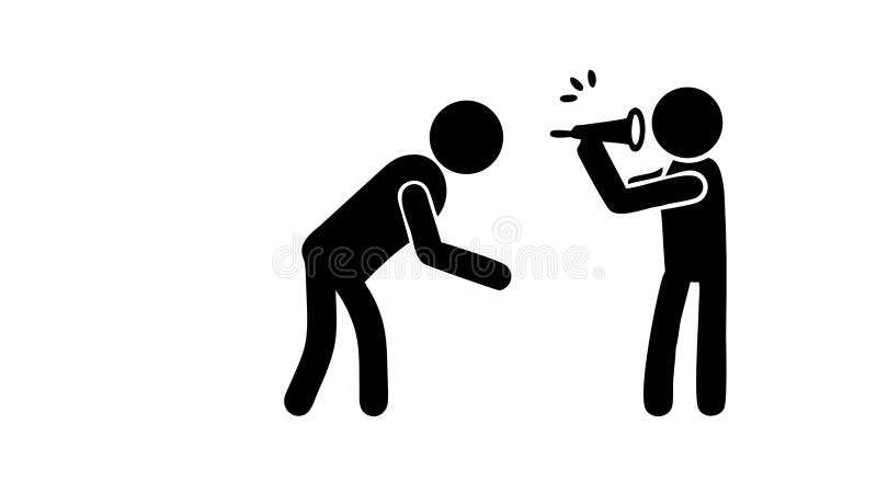 People Communicating Icon, Representing Discussion or Interaction ...