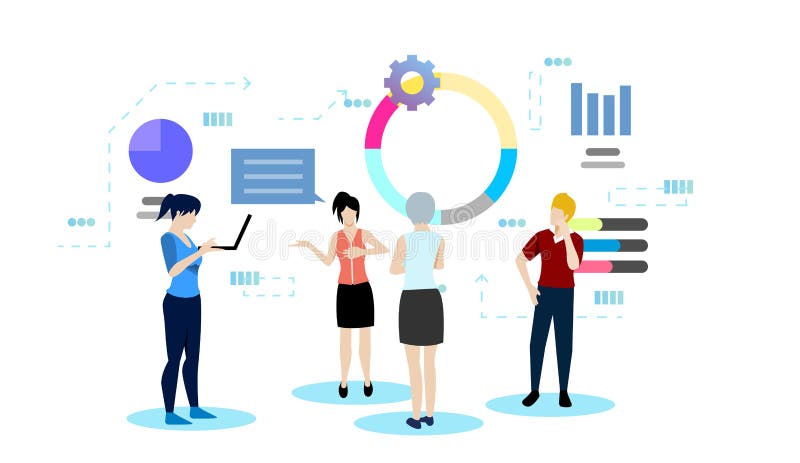 People Communicating Stock Illustrations – 7,343 People Communicating ...