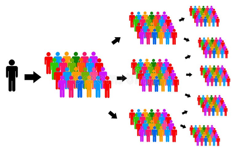 People communication stock illustration. Illustration of marketing ...