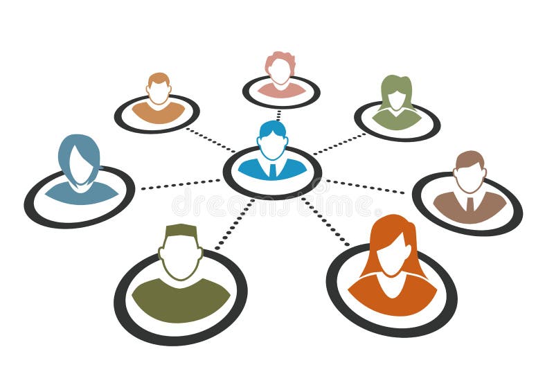 Network Communication stock vector. Illustration of global - 34305089