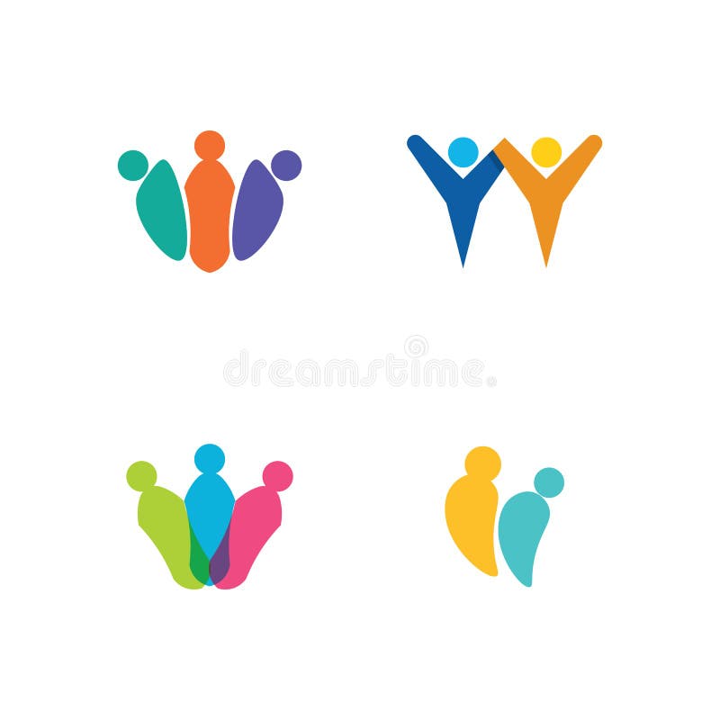 People Community,care Group Network and Social Icon Design Template ...