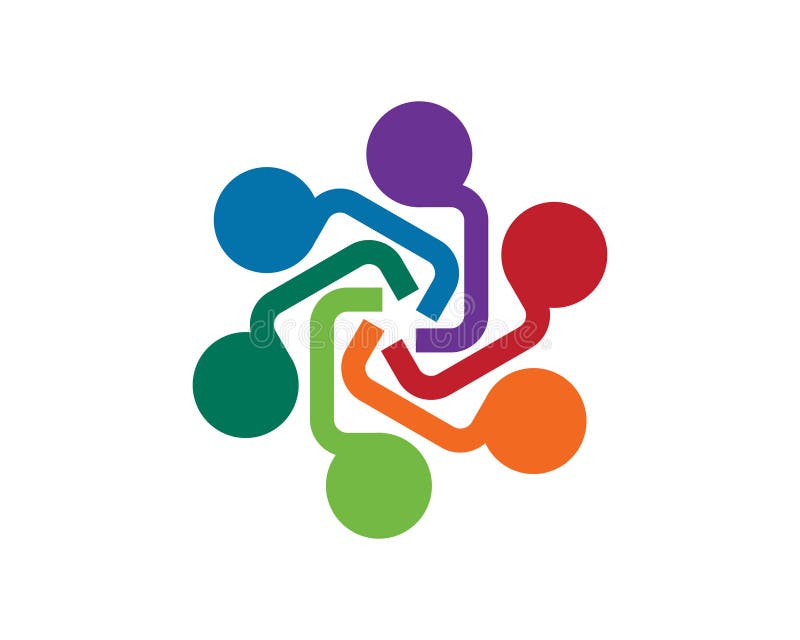 People Community Logo Icon Template Stock Vector - Illustration of logo ...