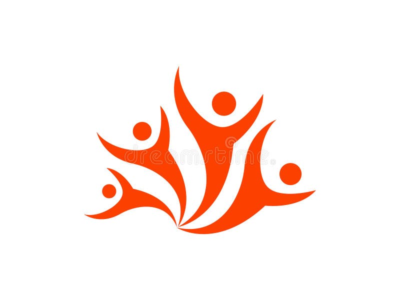 People and Community Logo Design Template Stock Vector - Illustration ...