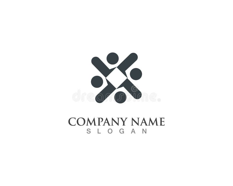 People Community Logo and Vector Design Stock Illustration ...
