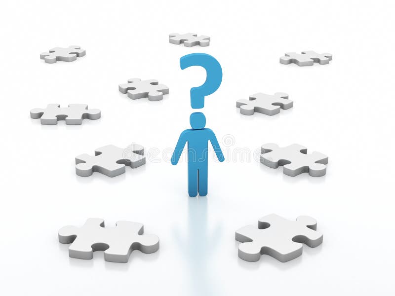 Complex problem stock illustration. Illustration of asking - 20806921