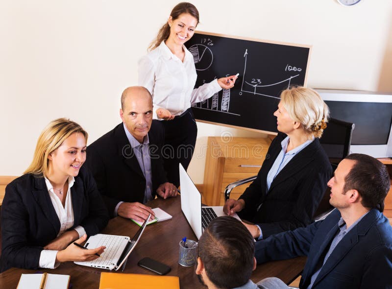 People during Conference Call Indoors Stock Photo - Image of indoor ...