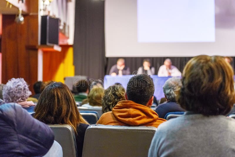 People at the Conference in the Conference Hall Editorial Stock Image ...