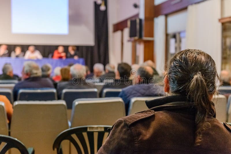 People at the Conference in the Conference Hall Editorial Photography ...