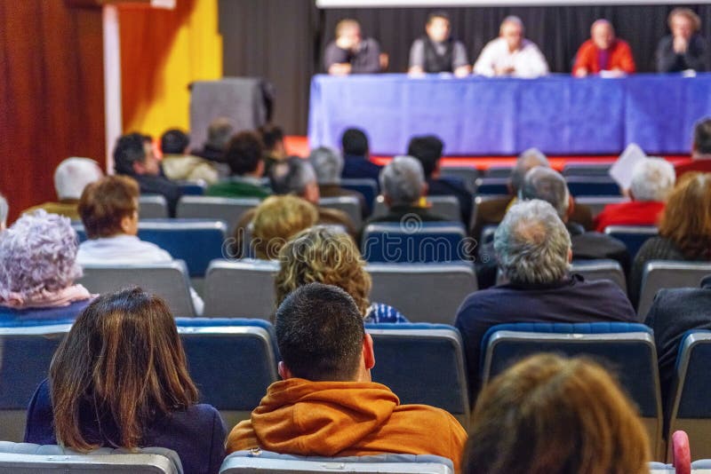 People at the Conference in the Conference Hall Editorial Stock Photo ...