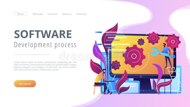 Back End Development Abstract Concept Vector Illustration. Stock Vector - Illustration of ...