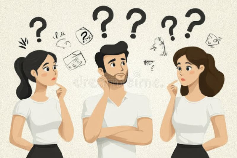 The People with Confusion Problems or Doubts, Lost in Difficulties or ...