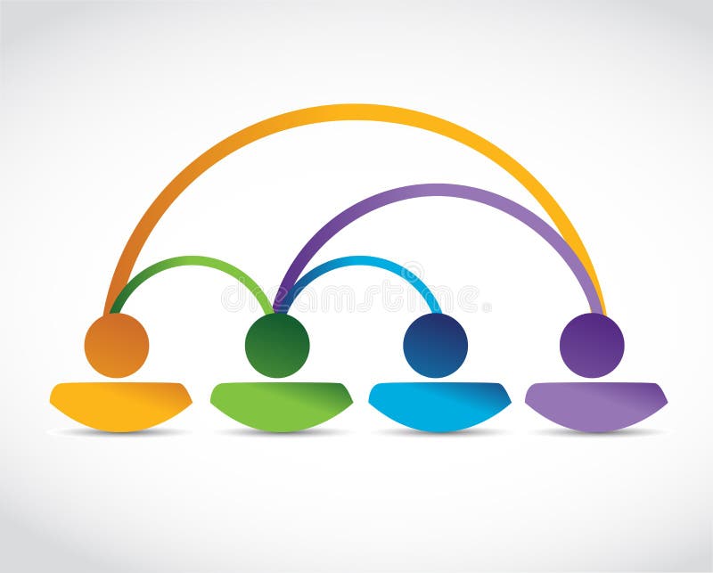 People connection tree stock vector. Illustration of brotherhood - 53761077