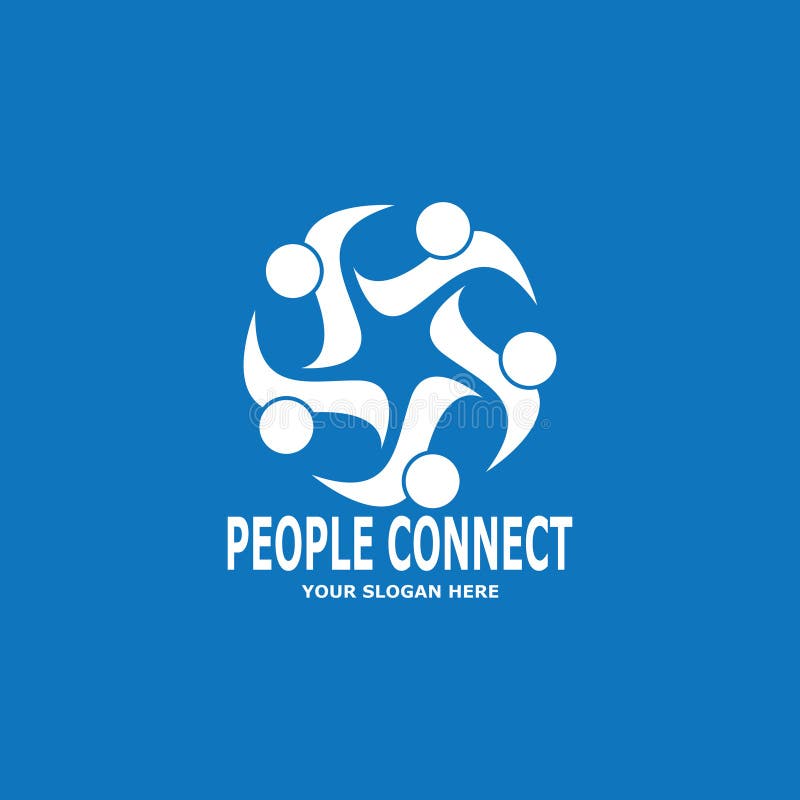 People Connection Social Media Network Business Stock Illustration ...