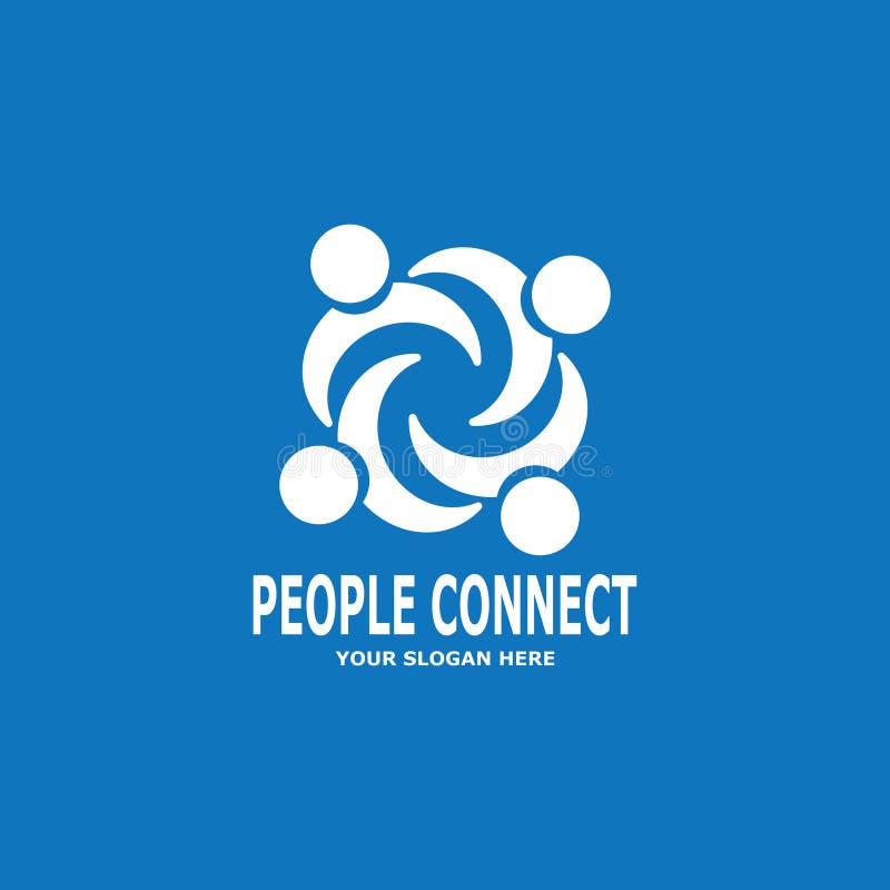 People Connection Social Media Network Business Stock Illustration ...