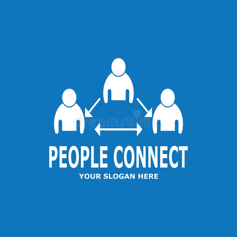 People Connection Social Media Network Business Stock Illustration ...