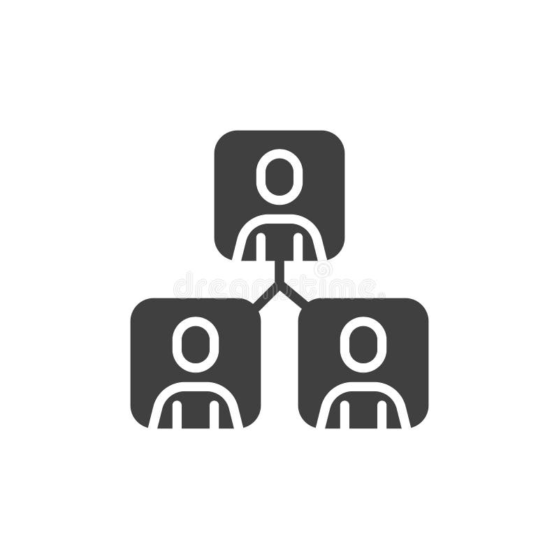 People Connection Vector Icon Stock Vector - Illustration of symbol ...