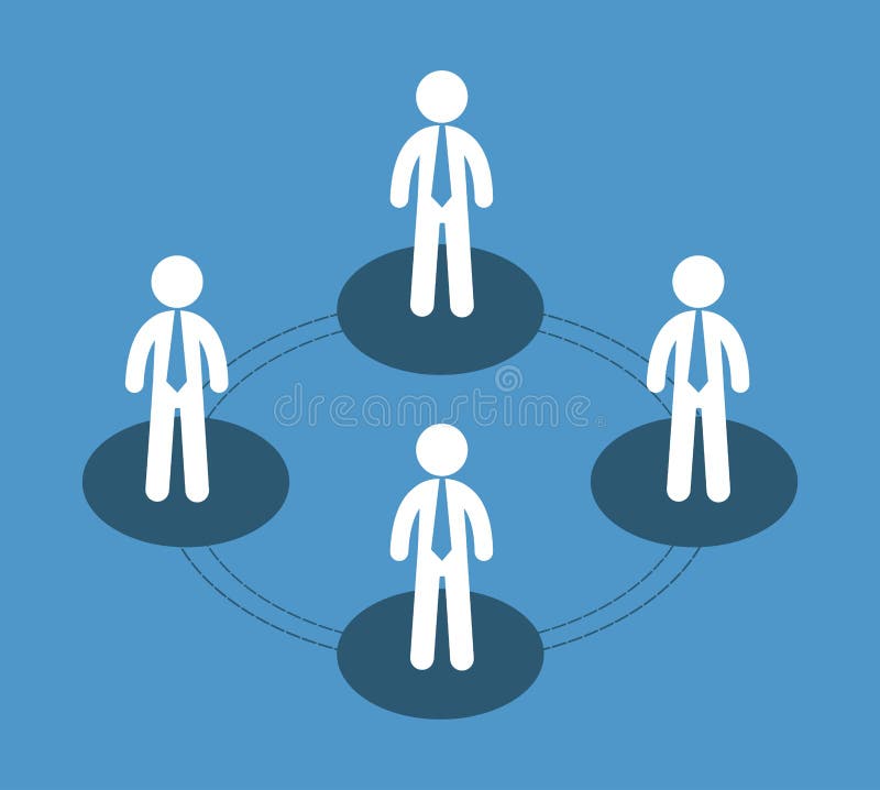 People connections design stock vector. Illustration of partnership ...