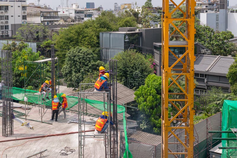 People Construction Worker at Construction Site Editorial Stock Image ...