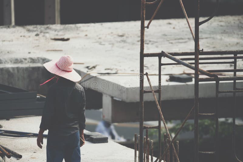 People Construction Worker at Construction Site Editorial Stock Photo ...