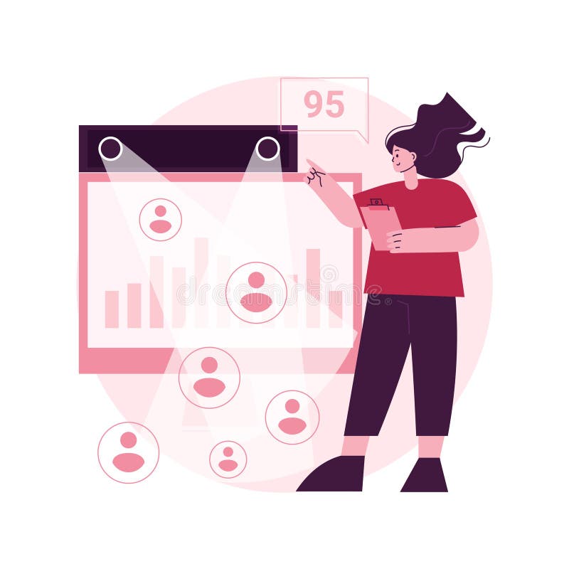 People Counter System Abstract Concept Vector Illustration. Stock ...